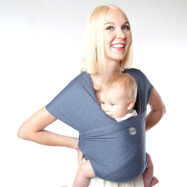 Moby Wrap Bamboo Evolution - Denim - Carry Them Close